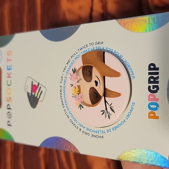 Pop Socket | Cell Phones & Accessories | Girly Sloth Popgrip | Poshmark